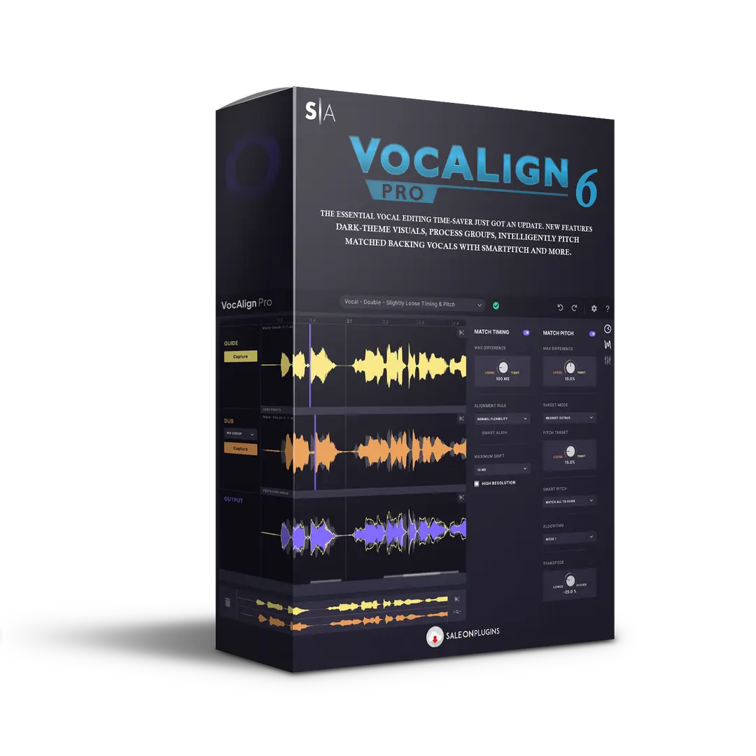 Synchro Arts – VocAlign Pro 6 – Sale On Plugins